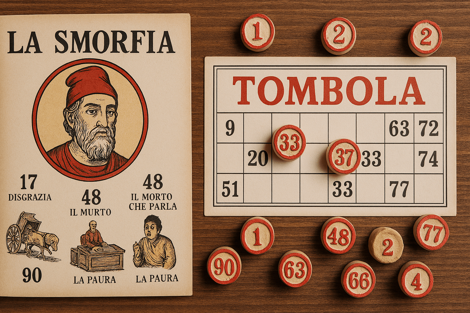 Smorfia e tombola: significati e differenze